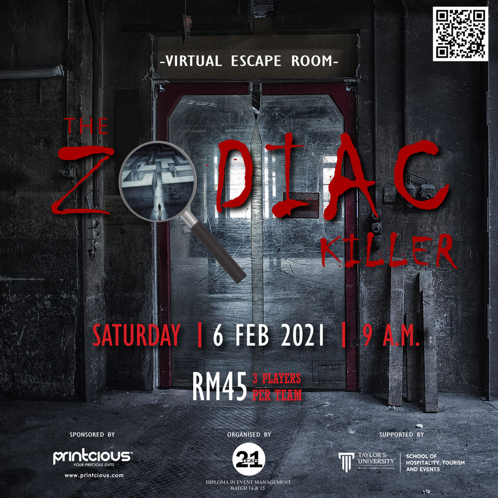Event Management: The Zodiac Killer - Virtual Escape Room