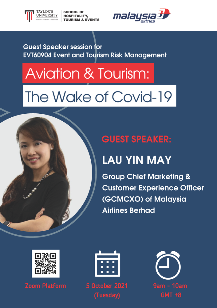 Aviation & Tourism: The Wake of Covid-19 by Guest Speaker Ms. Lau Yin ...