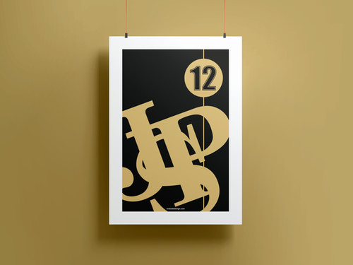 JPS Lotus Classic Retro Livery Racing Poster | Trakside Design