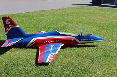 Viper Jet 2.0 m, painted type F blue/red combo with Electron retract ...