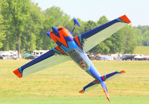 Extreme Flight Extra 104" V2 Blue/white/orange | azaerosports