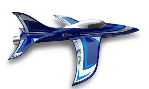 Tomahawk Integral 2.5m ARF-plus painted, including tailpipe, tanks and ...