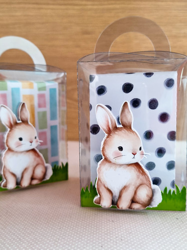 Caixa com Alça Coelho - Clean | Bem Afeto Ateliê