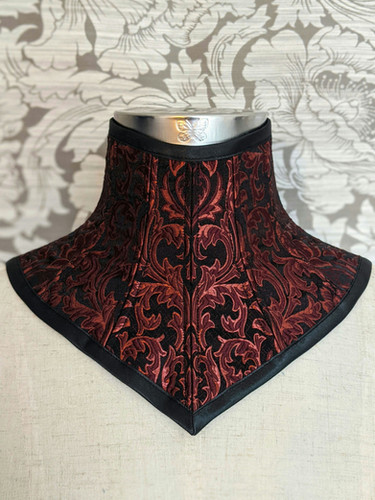 Brocade Posture Collar | valkyrie-corsets