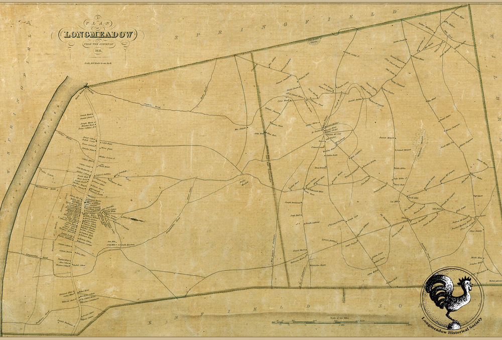 The 1831 Map of Longmeadow