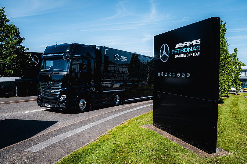 Mercedes-AMG Petronas F1 team powers trucks, generators for 2024 ...