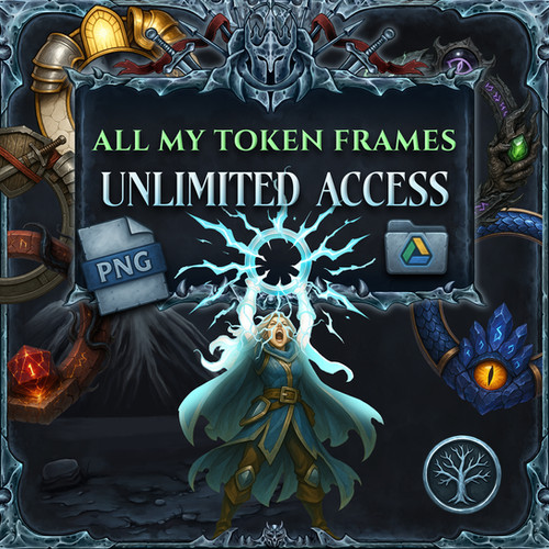 DND Token frames | Unlimited Access to all my borders | New frames ...