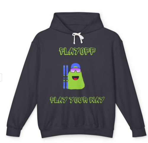 Winter Playoff Globbie Skiing Hoodie | Playoff