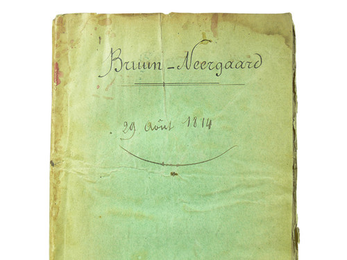 Catalogue raisonné du cabinet de Mr. Bruun-Neergaard | Lorenz B. Hatt