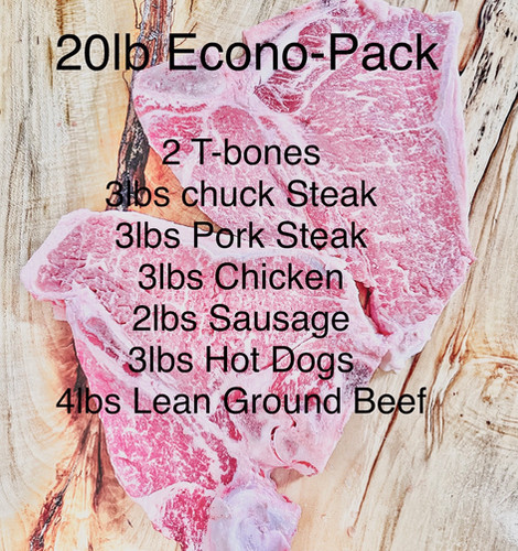 20 lb Econo-Pack | The Butcher Boys