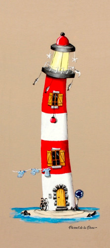 Le phare rouge | pierrot de la dune