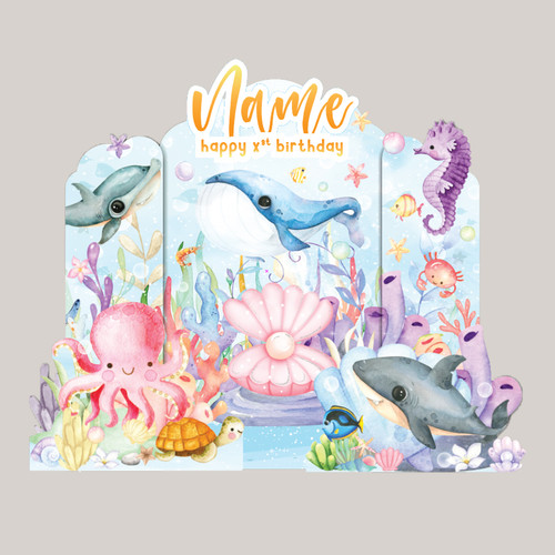 Under the Sea DIY Backdrop | Abite Atelier