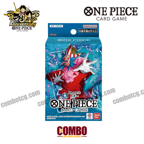 One Piece 海賊王卡牌遊戲 起始牌組 藍 巴其 (ST25) | COMBO