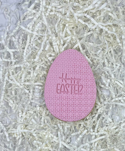 Rattan Pattern Raised Stamp / Debosser | Blue Fox Designs