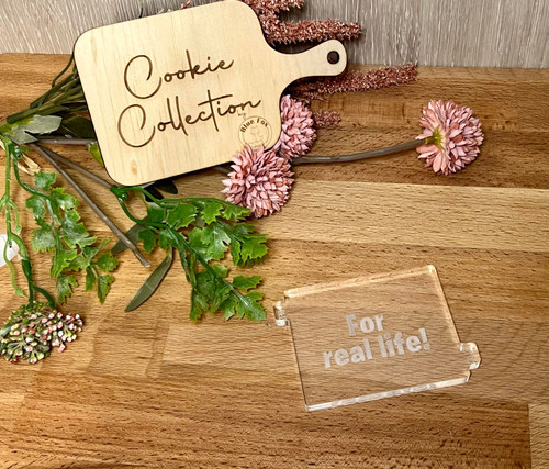 'For Real Life' Bluey Themed Raised Stamp / Debosser | Blue Fox Designs