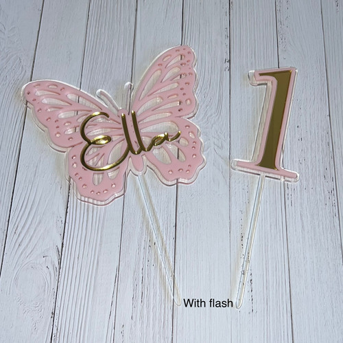 Deluxe Acrylic Cake Topper 2-3 Layer / 2-3 Colour - customised | Blue ...