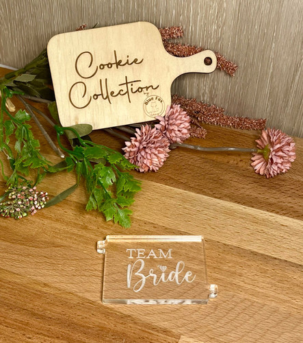 Team Bride Raised Stamp / Debosser | Blue Fox Designs