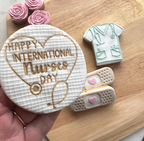 ‘Happy International Nurses Day’ Acrylic Stamp | Blue Fox Designs