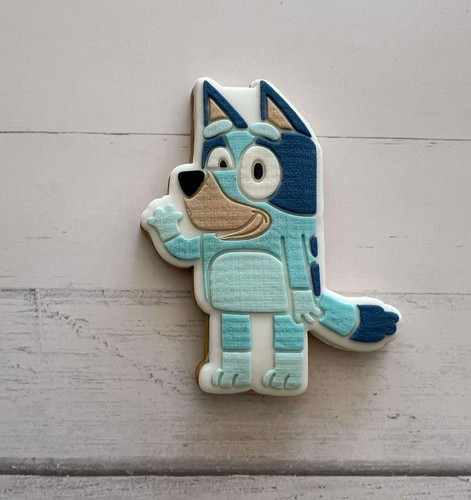 Bluey Character Raised Stamp and Cookie Cutter | Blue Fox Designs