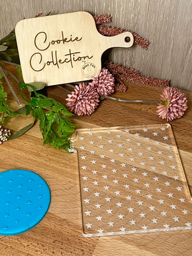 Star Pattern Raised Stamp / Debosser | Blue Fox Designs