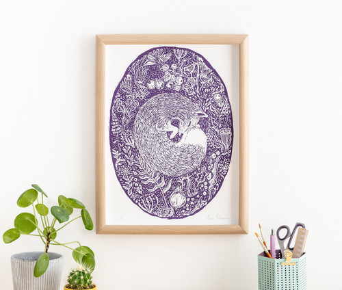 'Woodland' Screen Print | annapalamardesigns