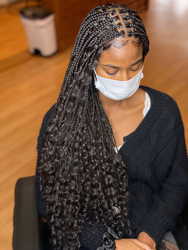 Virgin Baja Knotless Braids | Natural Hair I Am