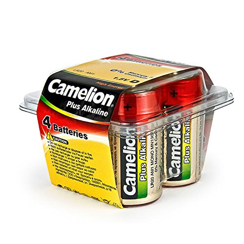 Camelion D Cell Plus Alkaline Batteries 4 Per Tub | Sequim Electronics