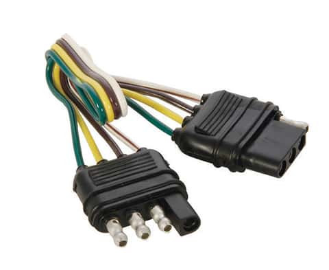 Workman 4 Pin Flat Set 12In. Vehicle Socket & 12In. Trailer Plug Wiring ...