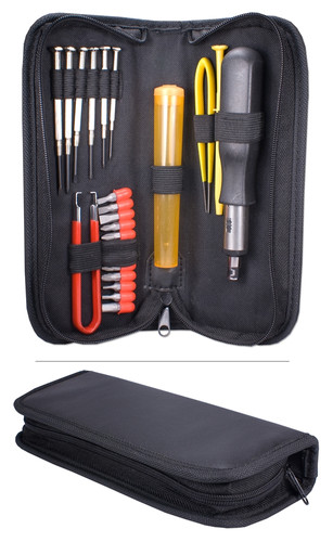 QVS 23Pcs Computer Maintenance Tool Kit With Precision Screwdrivers ...