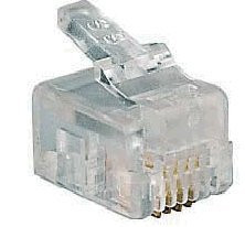 RadioShack 6-Pin Rj25 Modular Plugs | Sequim Electronics