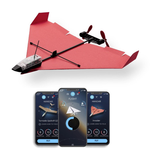 PowerUP 4.0 Smartphone Controlled Paper Airplane Kit Rc Autopilot ...