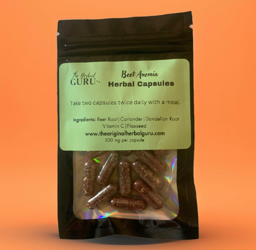 BEET ANEMIA Herbal Capsules • For Low Iron and Energy Boost | Energy ...