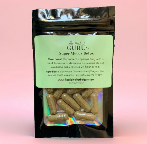 Super Mucus Detox Herbal Capsules | Nature's Decongestant | Sample ...