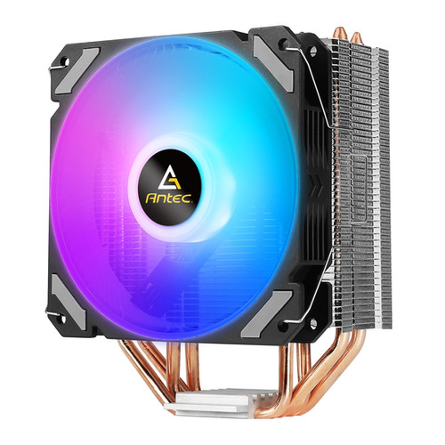 ANTEC A400i Fan CPU Cooler, Universal Socket, 120mm Neon Light Effect ...