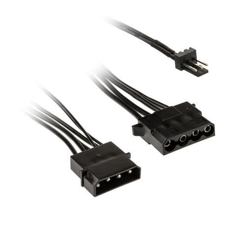 Kolink 3 Pin Fan Power to 2x 4 Pin Molex Adapter | Rayleigh Computer Shop