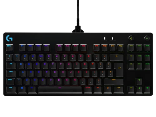 Logitech G PRO TKL Mechanical Gaming Keyboard, GX Blue Clicky Key ...