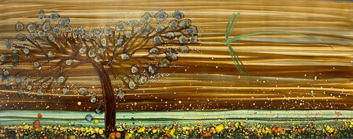 “Encanto y libelula”- Acrilyc on pvc- M. Pat | Gastón Charó