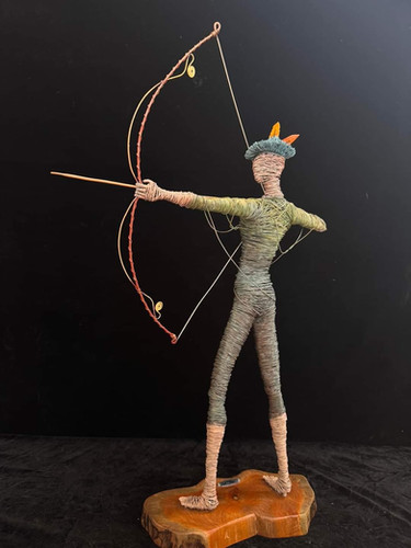 “Cazador” - wire sculptures / O. Rivera | Gastón Charó