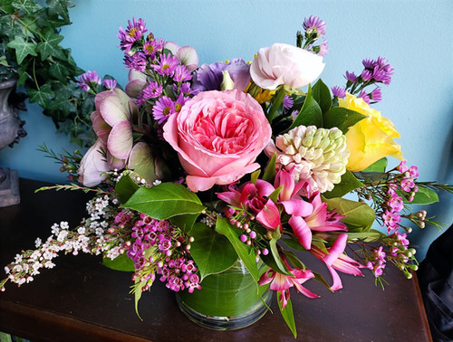 Glass Square/Cylinder Vase | The Flower Petaler