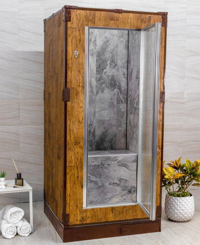 1 Person Indoor & Outdoor Steam Room | Four Season Decks