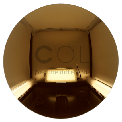 Gold Flash Mirror on Brown Base | COL Samples