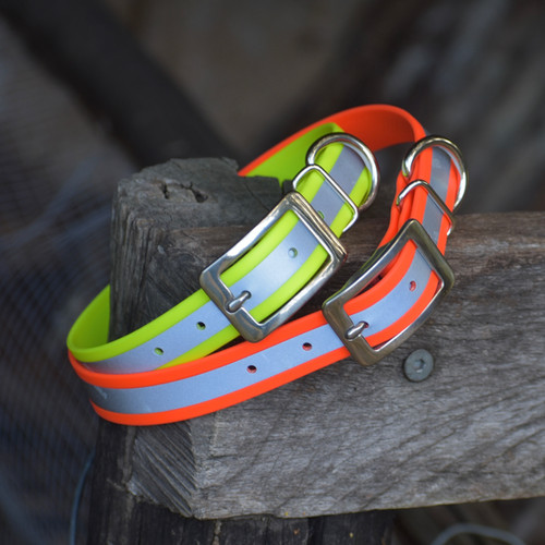 1” Reflective BioThane® Collar | Bowie & Co