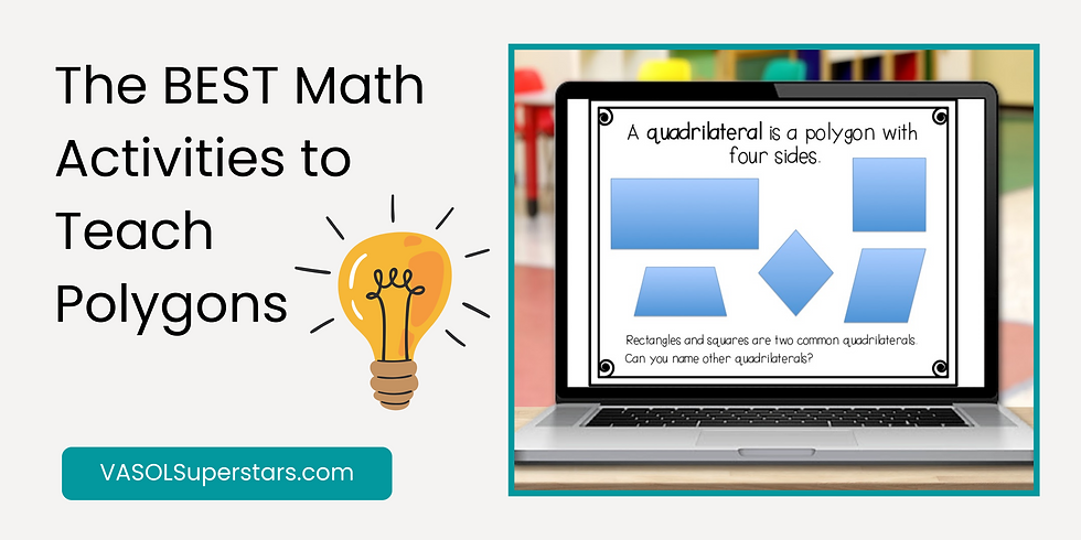 The Best Math Activities to Teach Polygons