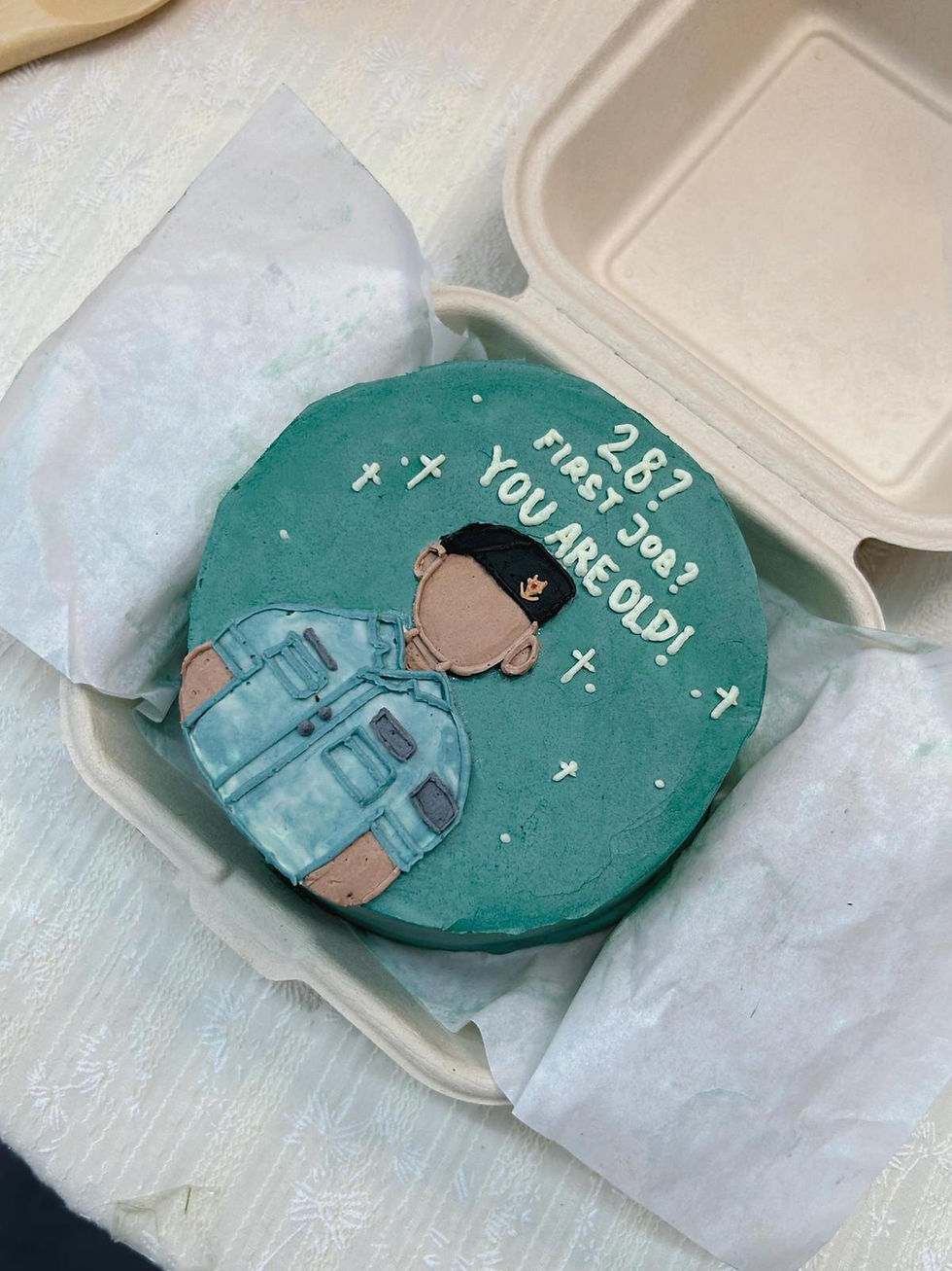 Army Inspired (Bento Cake) | Galore Bake Studio