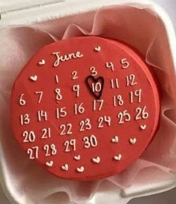 Calendar Design (Bento Cake) | Galore Bake Studio