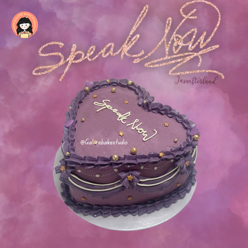 'Speak Now' Vintage Cake | Galore Bake Studio