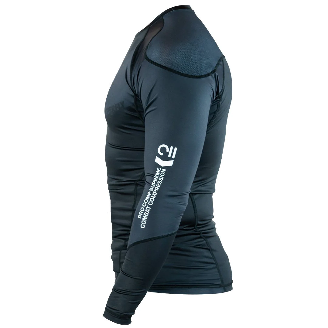 Rash Guard Hyperfly L/S Ranked Supreme - Preto | Fighters Brasil