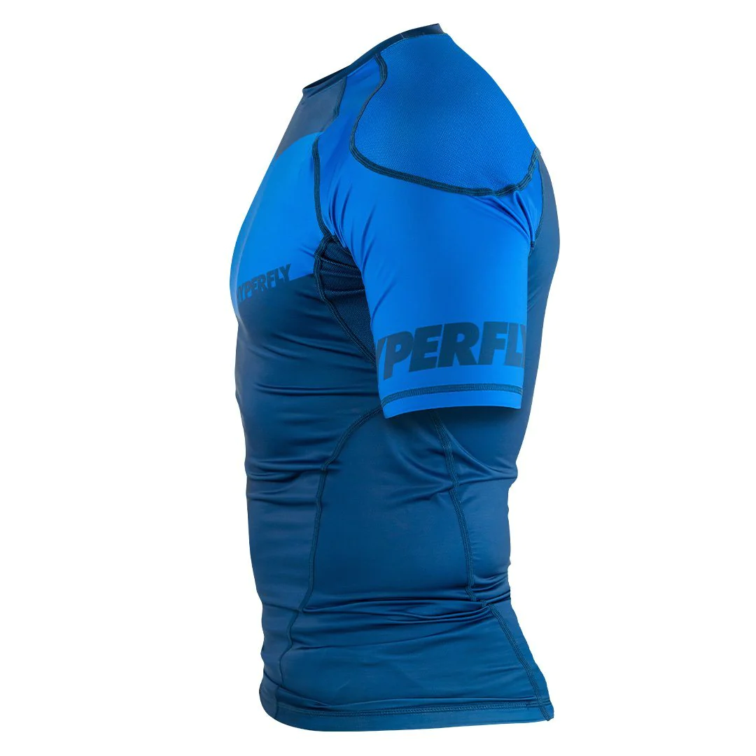 Rash Guard Hyperfly S/S Ranked Supreme - Azul | Fighters Brasil