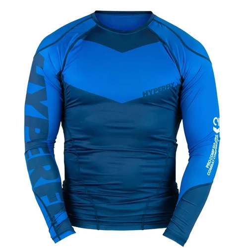 Rash Guard Hyperfly L/S Ranked Supreme - Azul | Fighters Brasil
