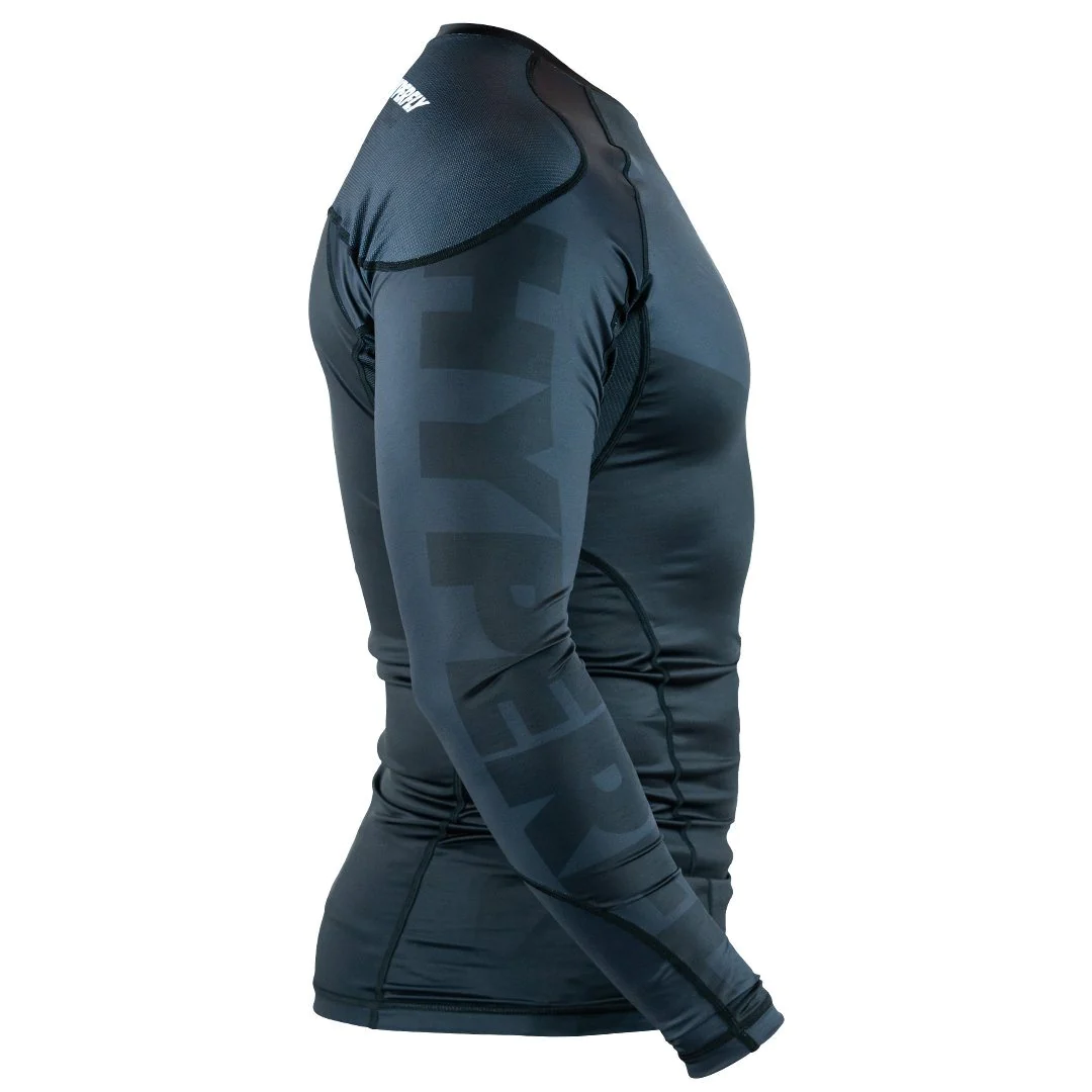 Rash Guard Hyperfly L/S Ranked Supreme - Preto | Fighters Brasil
